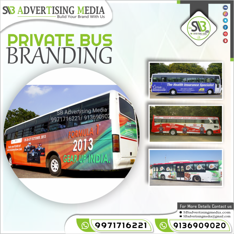 Bus Advertising/Branding Agency in Delhi/NCR, India