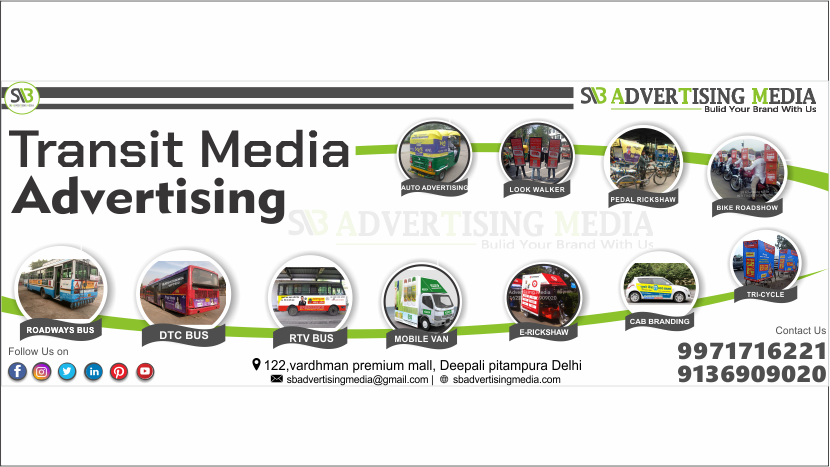 Transit Media Advertising Agency in Delhi/NCR, India